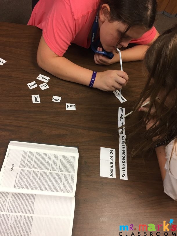 Invest in Teaching Bible Skills to Kids - Mr. Mark's Classroom